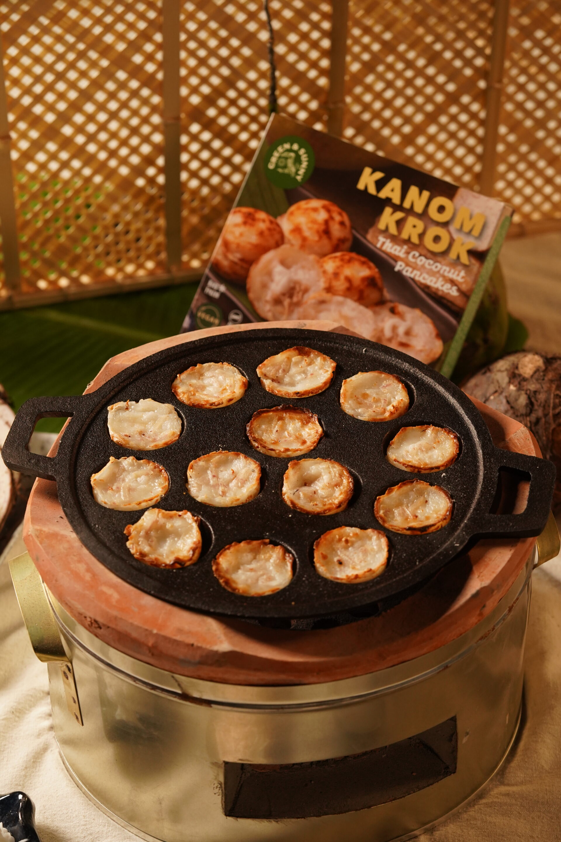 Kanom Krok - Green & Sunny | Flavors of Thailand, Made with Love