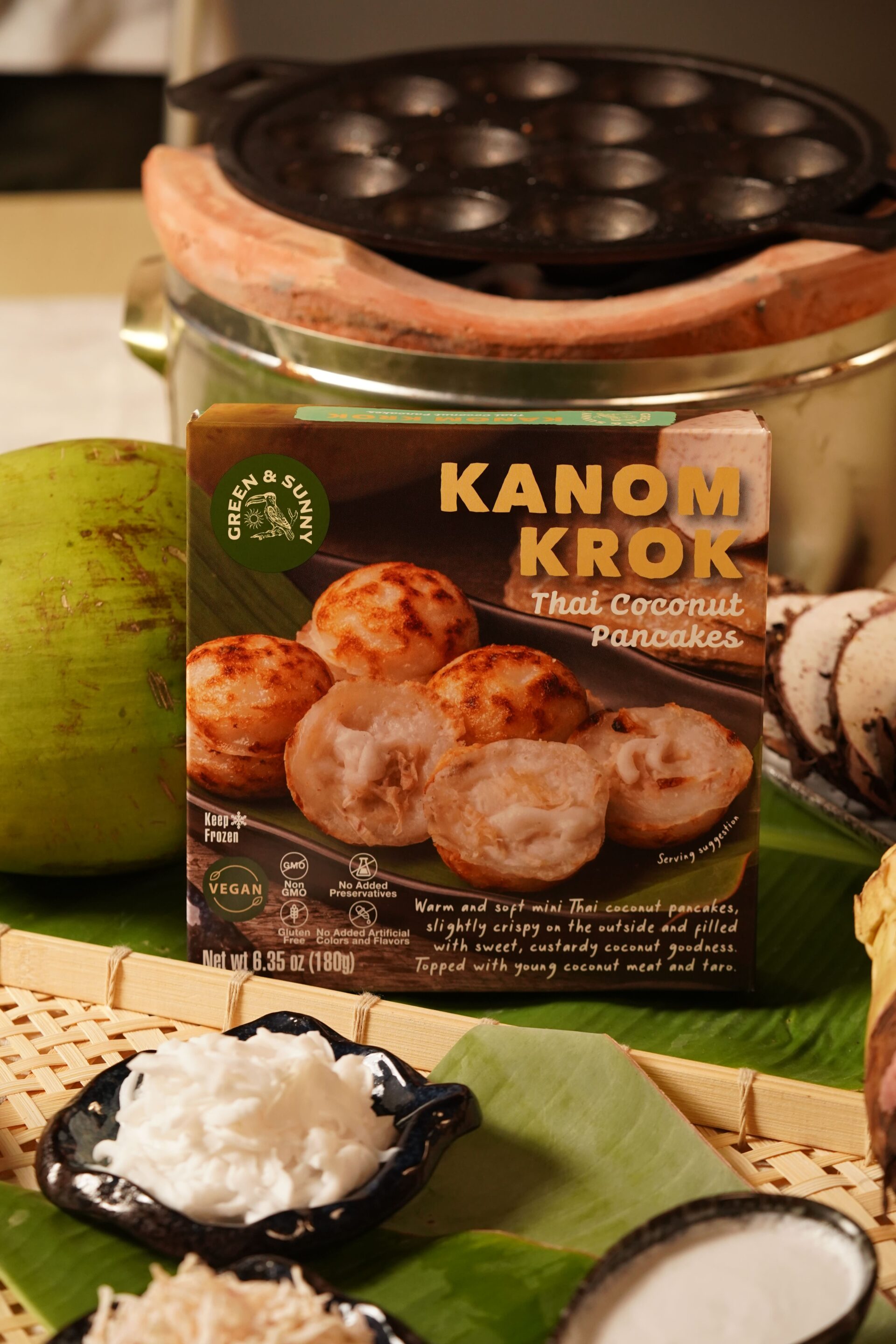 Kanom Krok - Green & Sunny | Flavors of Thailand, Made with Love